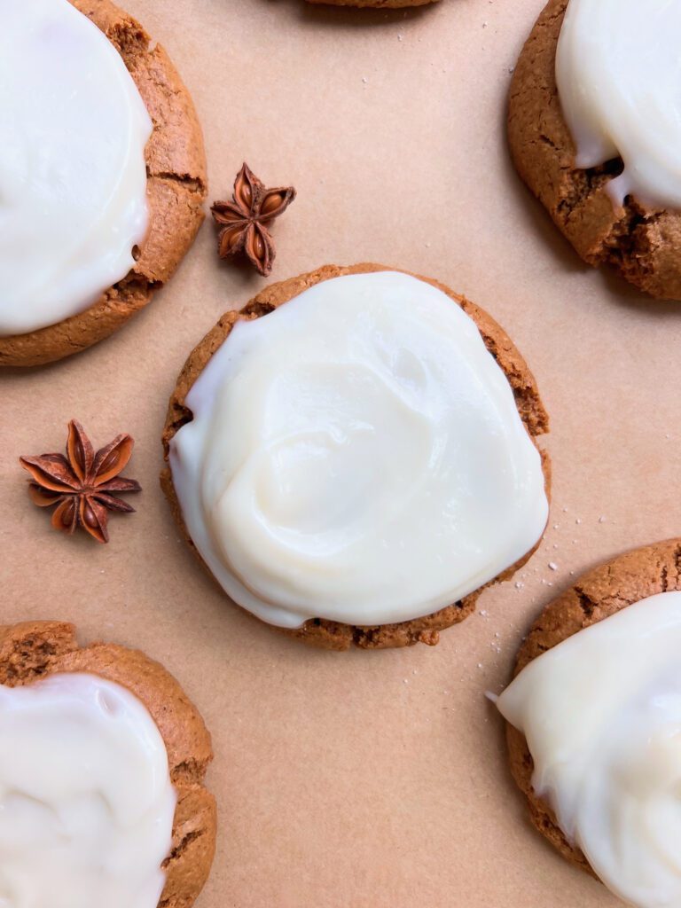 Iced Gingerbread Chai Cookies - The Caramelized Life
