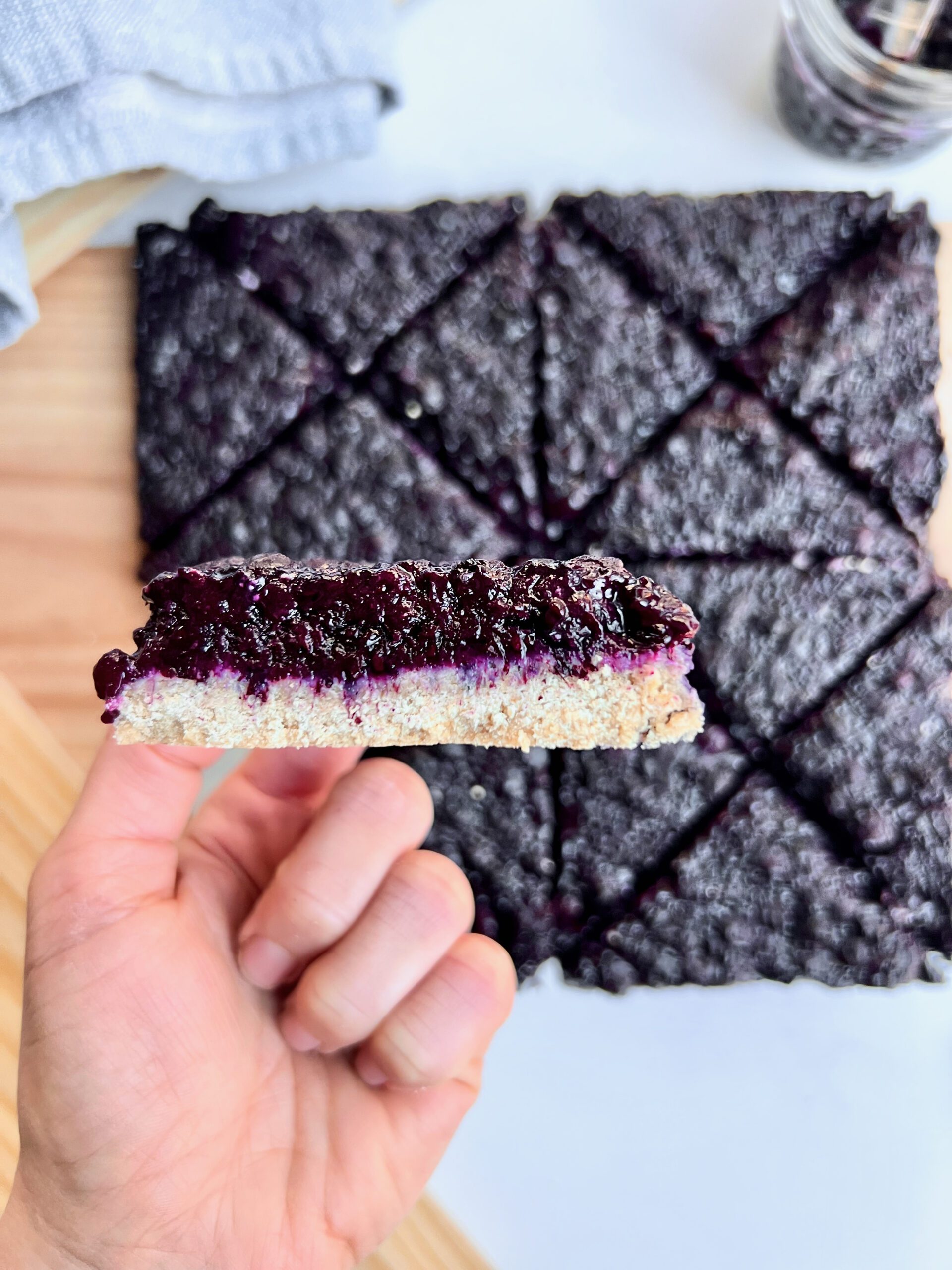 Blueberry Jam Bars - The Caramelized Life